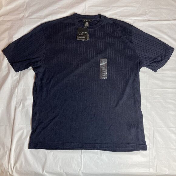 jf j.ferrar | Shirts | New Mens Large Very Soft Solid Navy Blue Crew ...